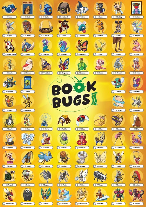 Book Bugs II cards by National Library NLB (trade), Hobbies & Toys, Toys & Games on Carousell