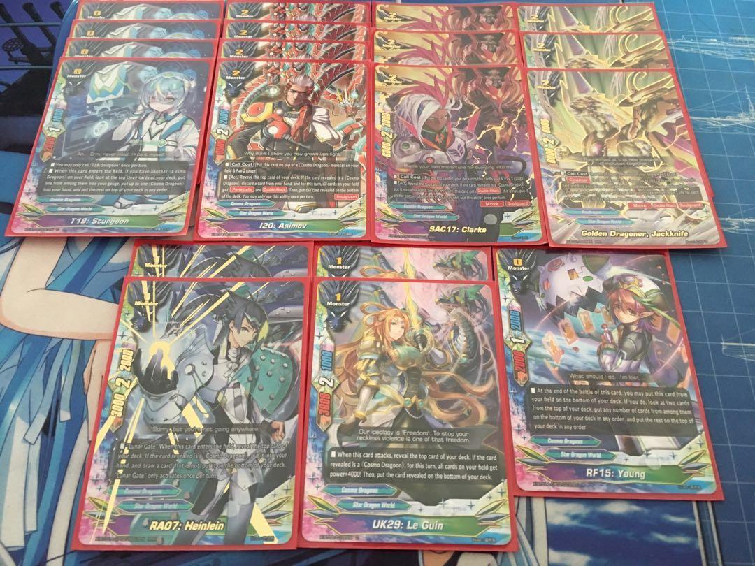 Buddyfight, Cosmo Dragoon Deck, Hobbies & Toys, Toys & Games on Carousell