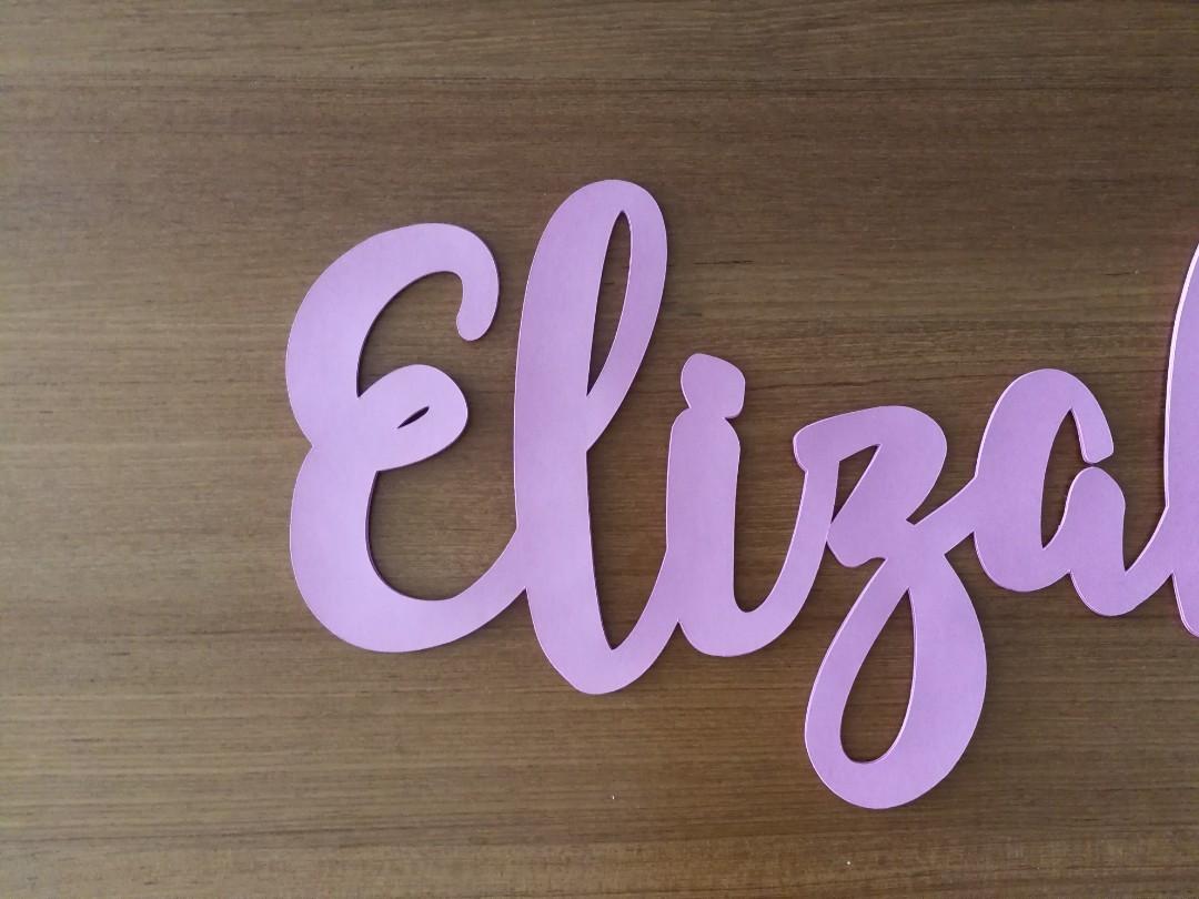 Customized Wall Display Name, Hobbies & Toys, Stationery & Craft, Art ...