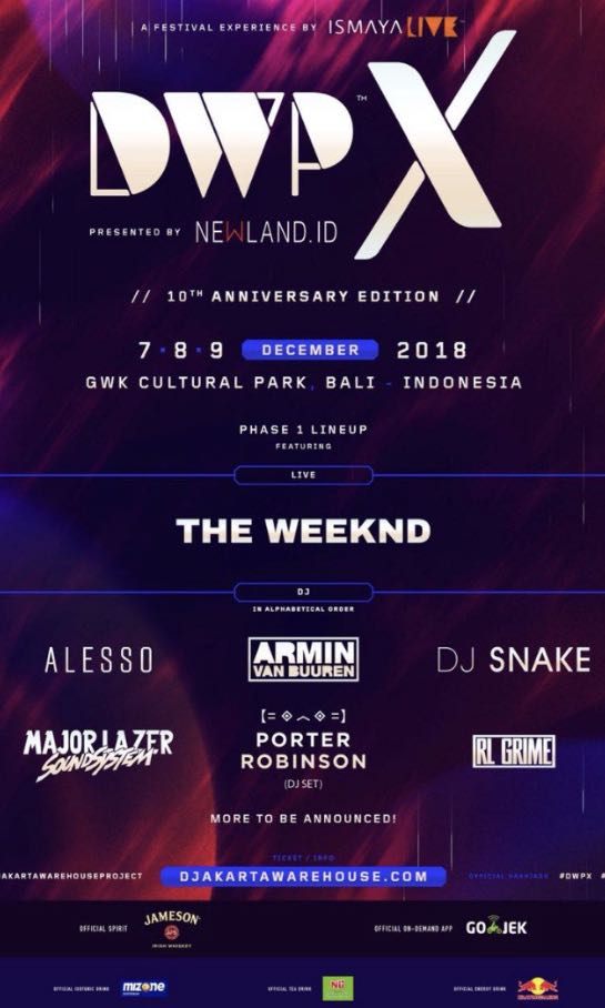DWP 2018 10TH ANNIVERSARY TICKETS, Tickets & Vouchers, Event Tickets on ...