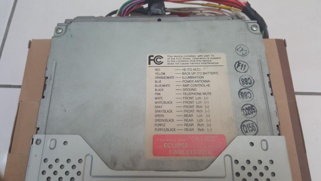 Eclipse cd player, Auto Accessories on Carousell