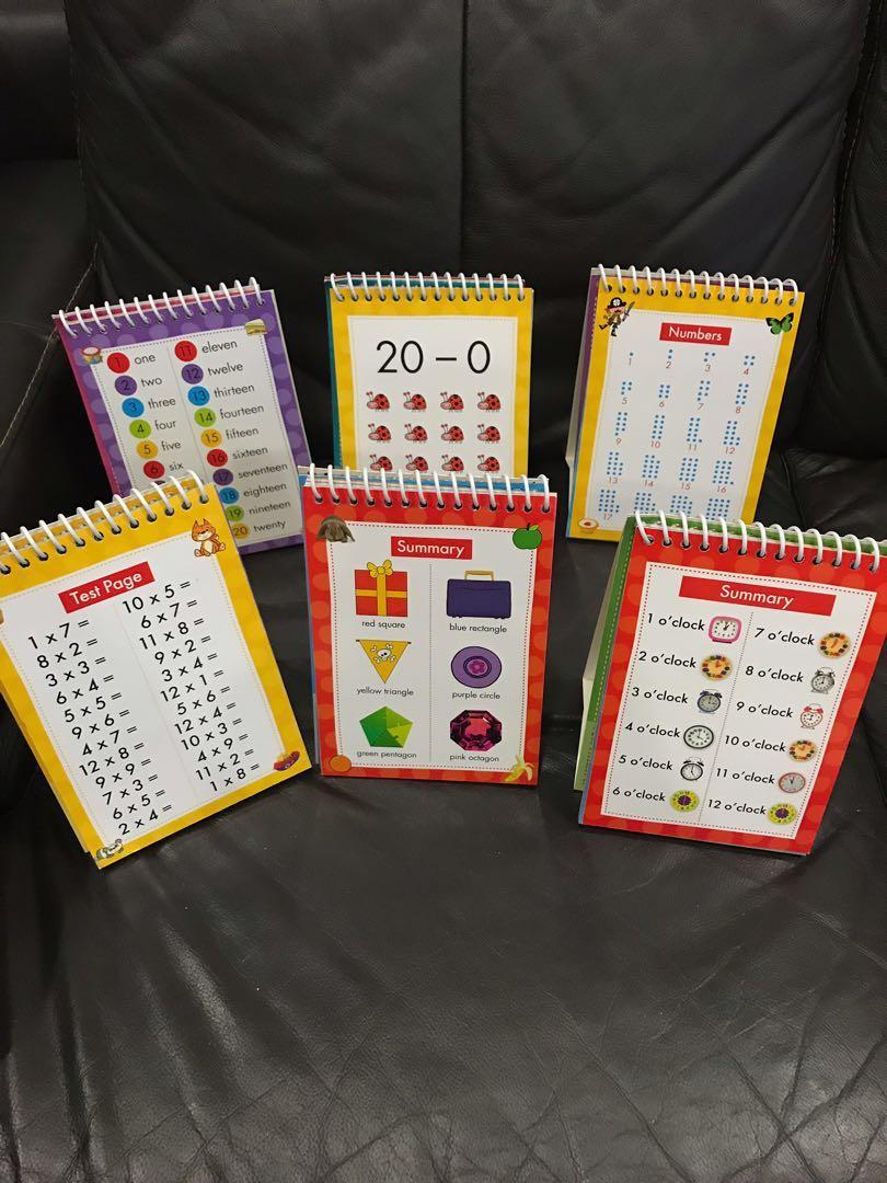 Educational Flash Card Stand Set (6 Pieces), Hobbies & Toys, Books ...