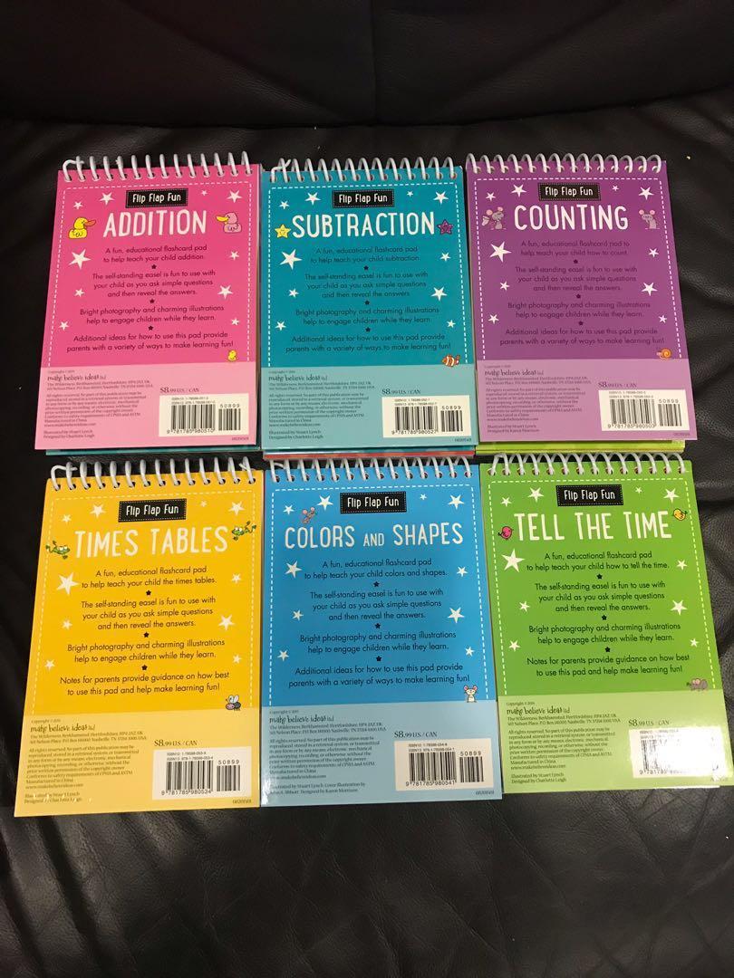 Educational Flash Card Stand Set (6 Pieces), Hobbies & Toys, Books ...