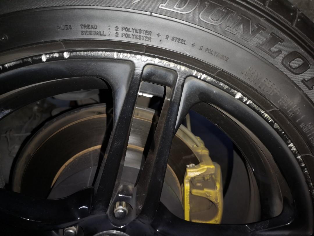 Estima 18' rims and Dunlop sport maxx +050 tyres, Car Accessories ...