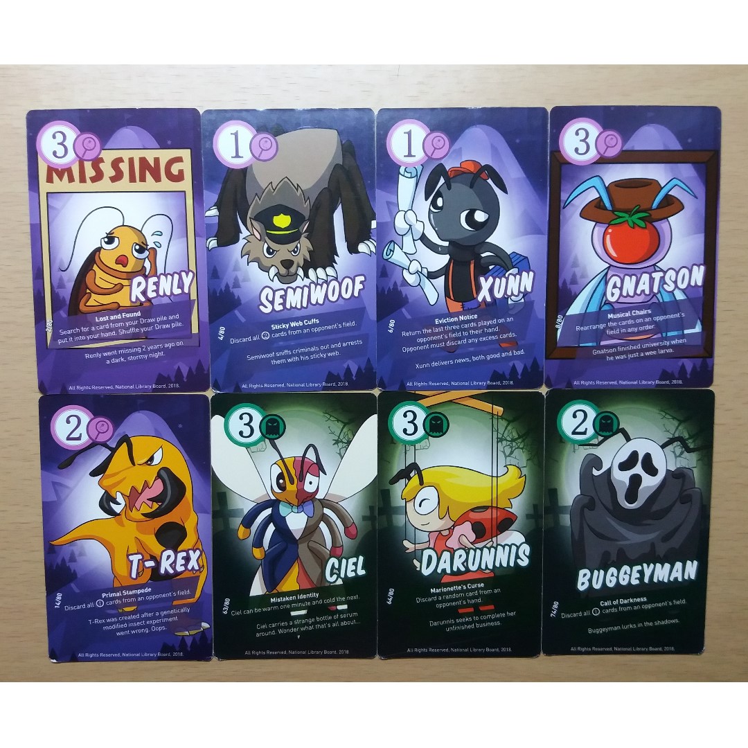 FREE Book Bugs II Collectible Cards (Selected basic cards), Hobbies ...