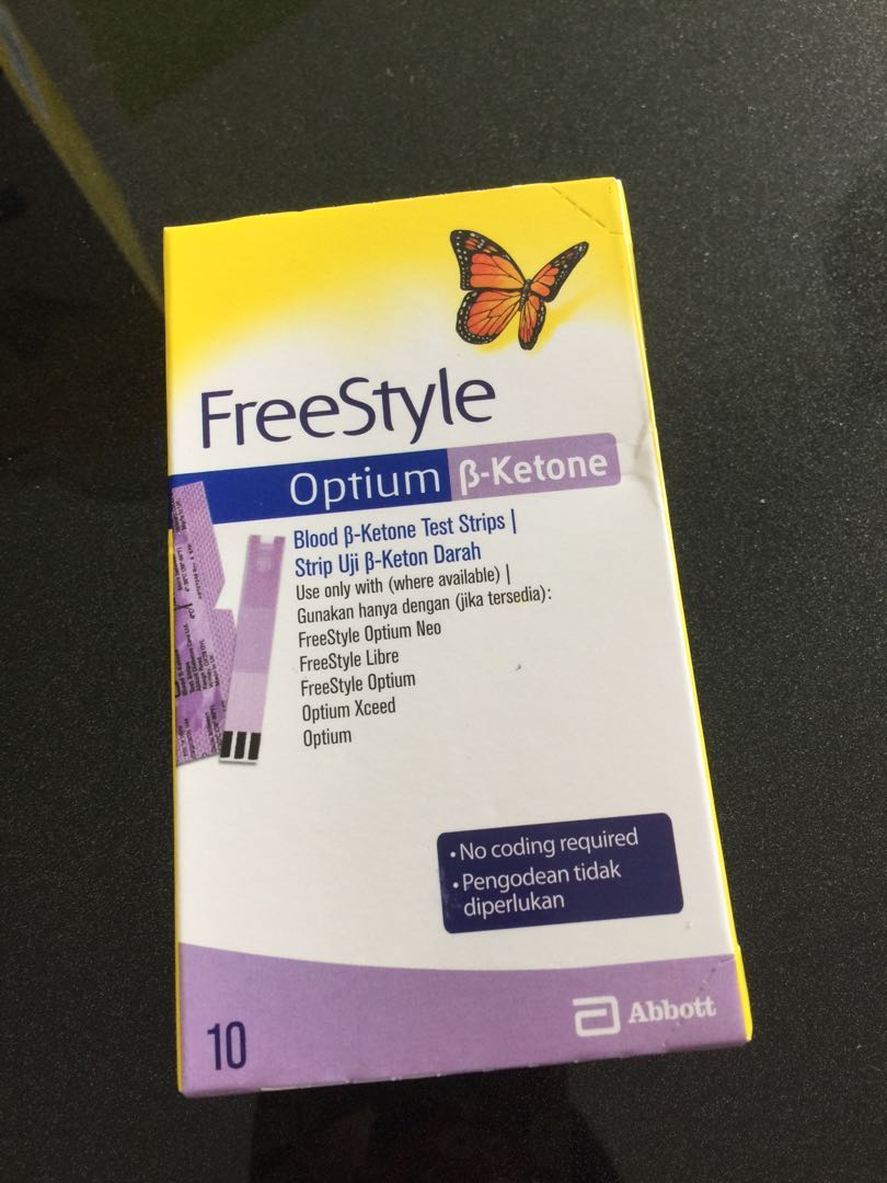 Freestyle optimum b-ketone 全新血酮紙, 健康及營養食用品, 醫療用品和工具 - Carousell