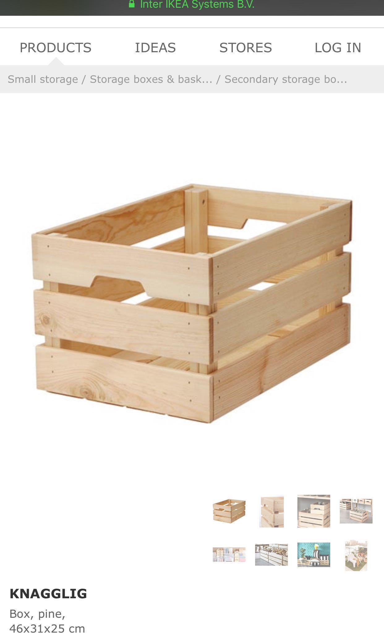 Ikea knagglig box shelving, Furniture & Home Living, Furniture, Shelves ...