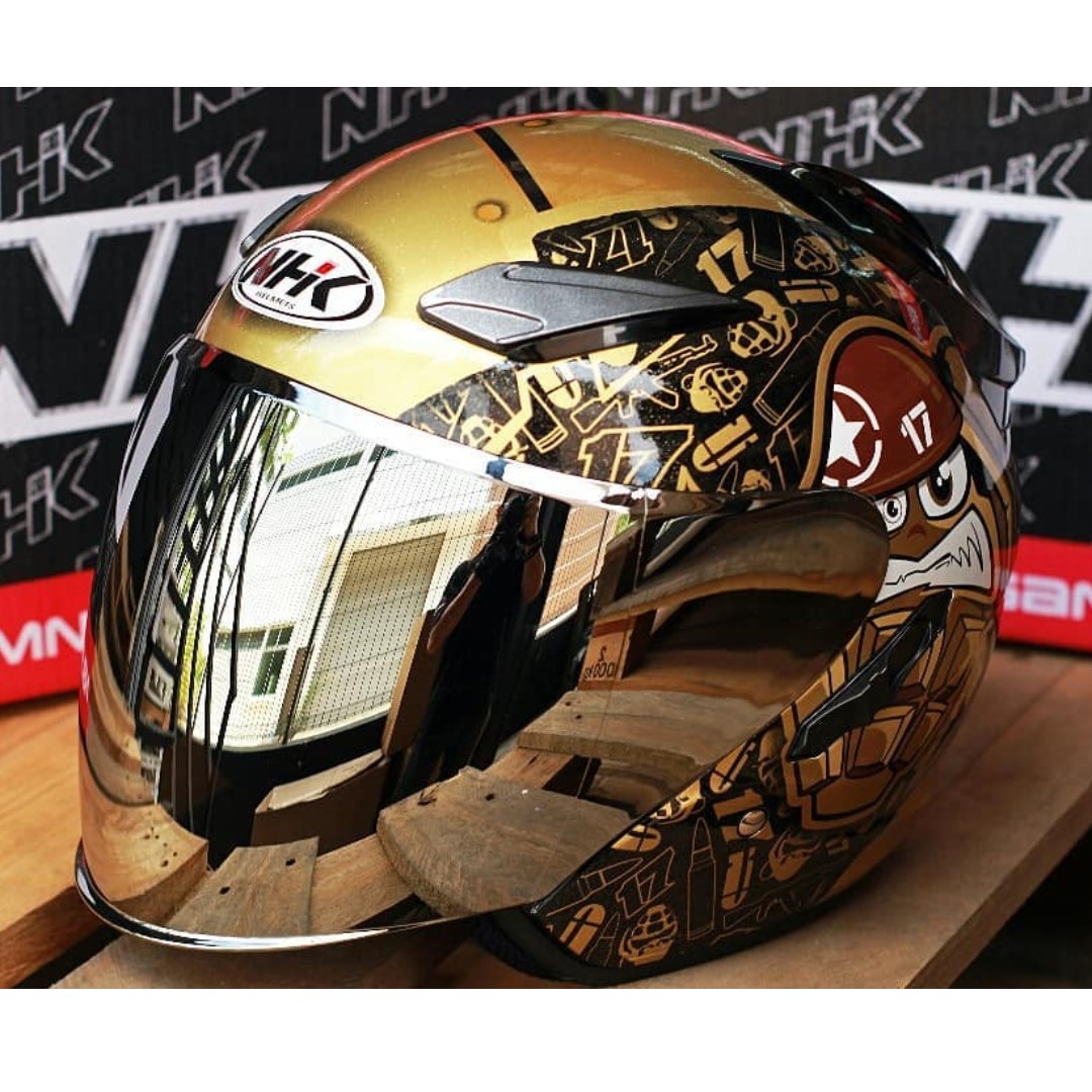 Instock NHK Helmet Limited Edition, Motorcycles, Motorcycle Accessories ...
