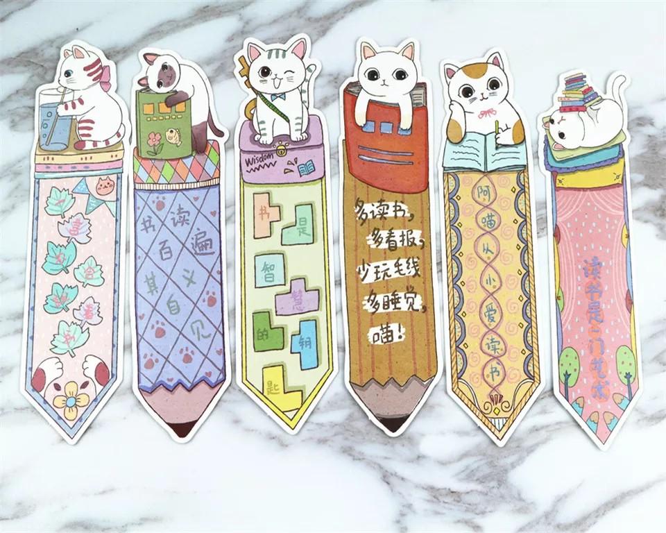 Kawaii Cats Bookmarks, Hobbies & Toys, Stationary & Craft, Craft ...