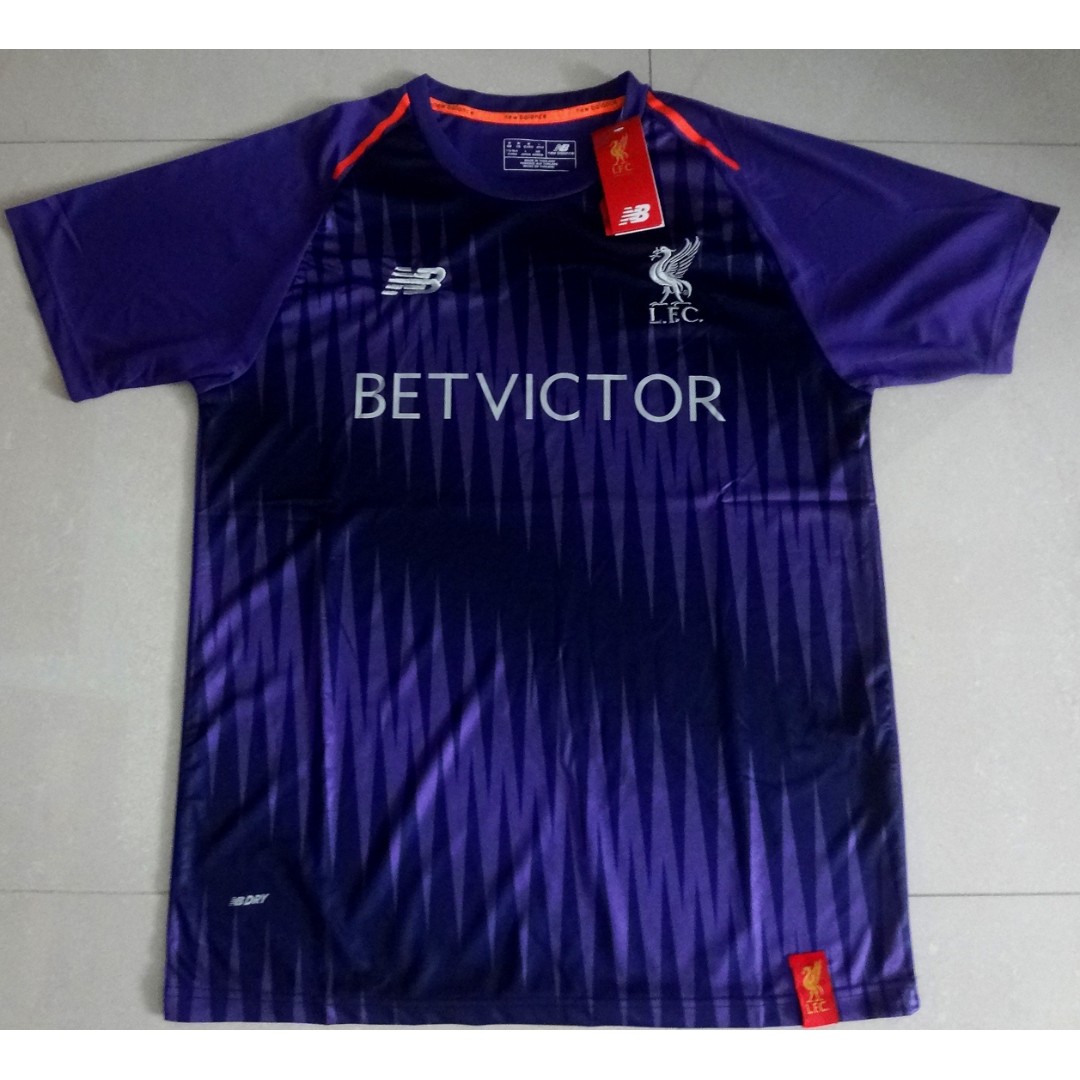 Liverpool 18/19 Purple Training Shirt Jersey Kit, Men's Fashion ...