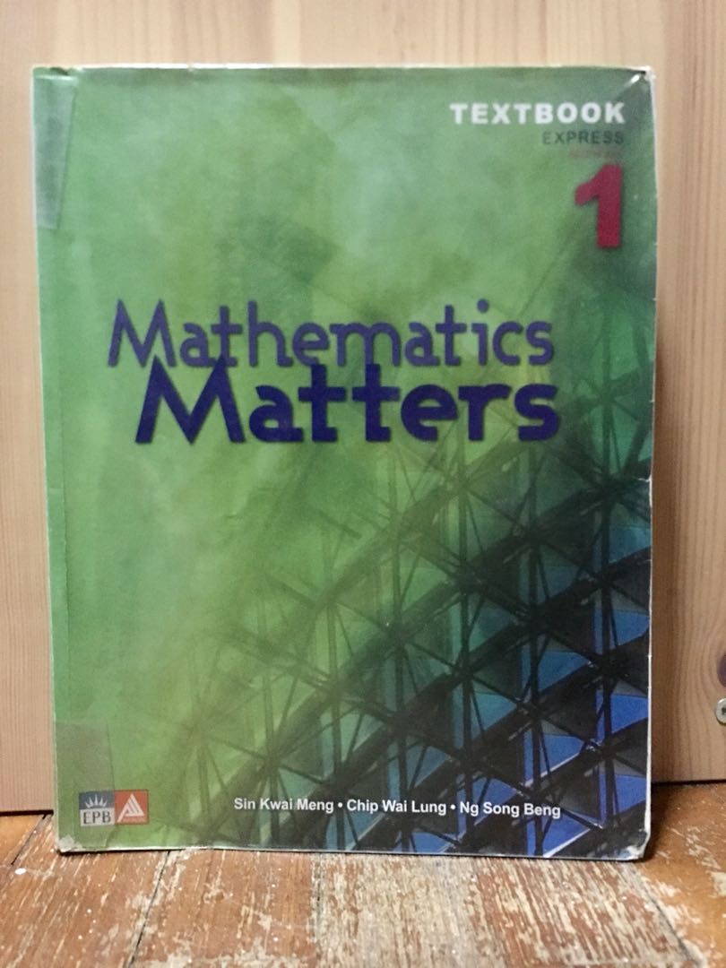 Mathematics Matters Texbook, Hobbies & Toys, Books & Magazines ...