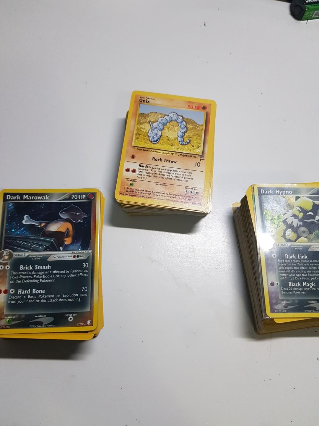 Old school pokemon cards, Hobbies & Toys, Toys & Games on Carousell