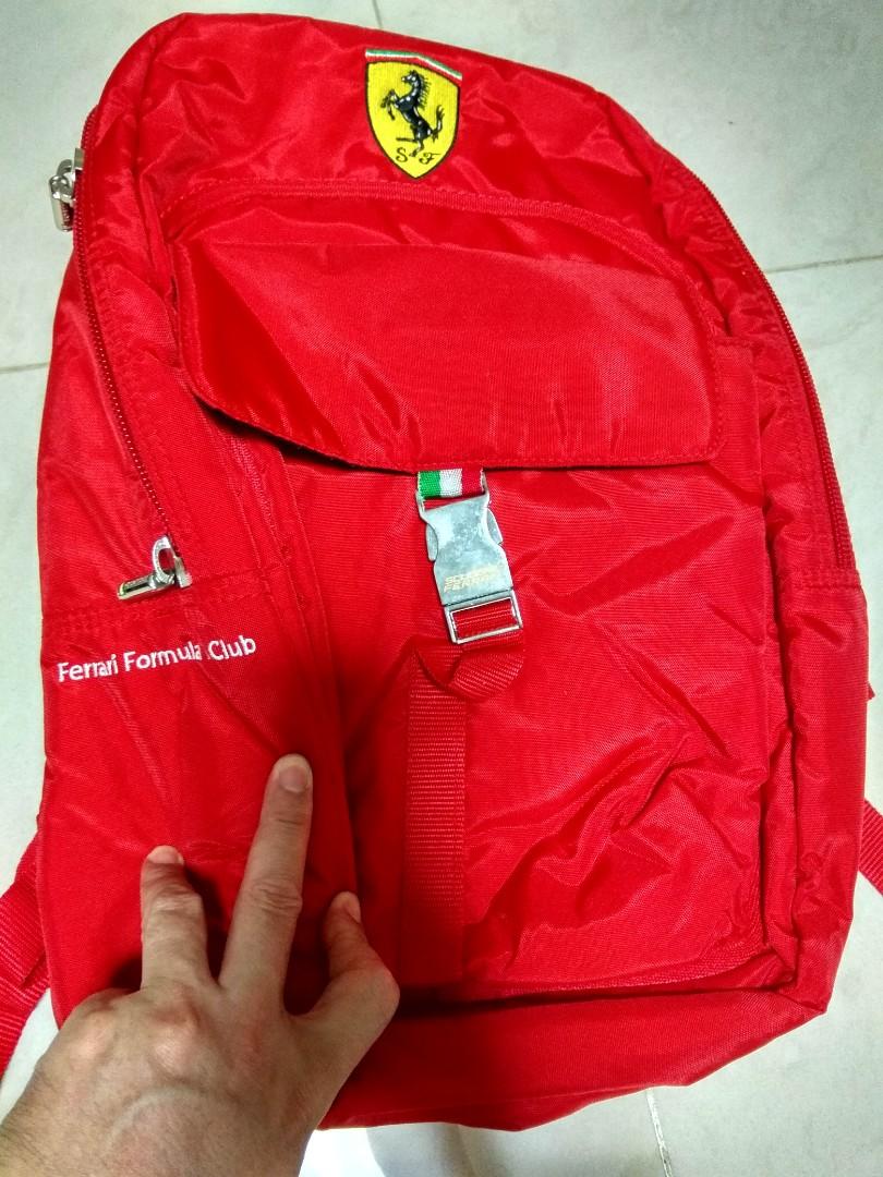Rare Ferrari Backpack exclusively for Ferrari Formula 1 club members ...