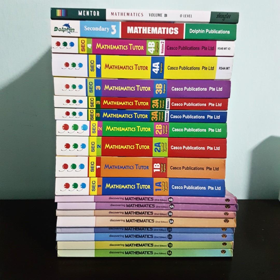 Secondary 1-4 Mathematics Textbooks / Assesments Casco Mathematics ...