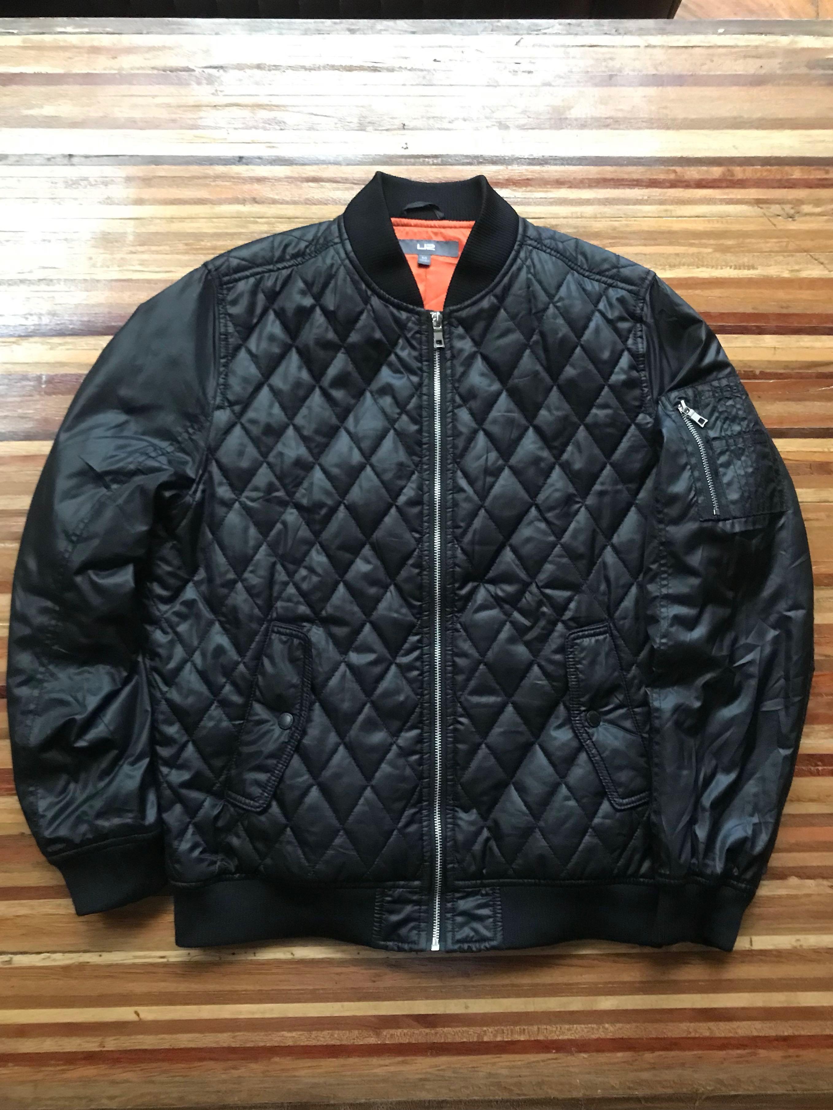 U2 Quilted Flight Bomber Jacket, Men's Fashion, Coats, Jackets and ...