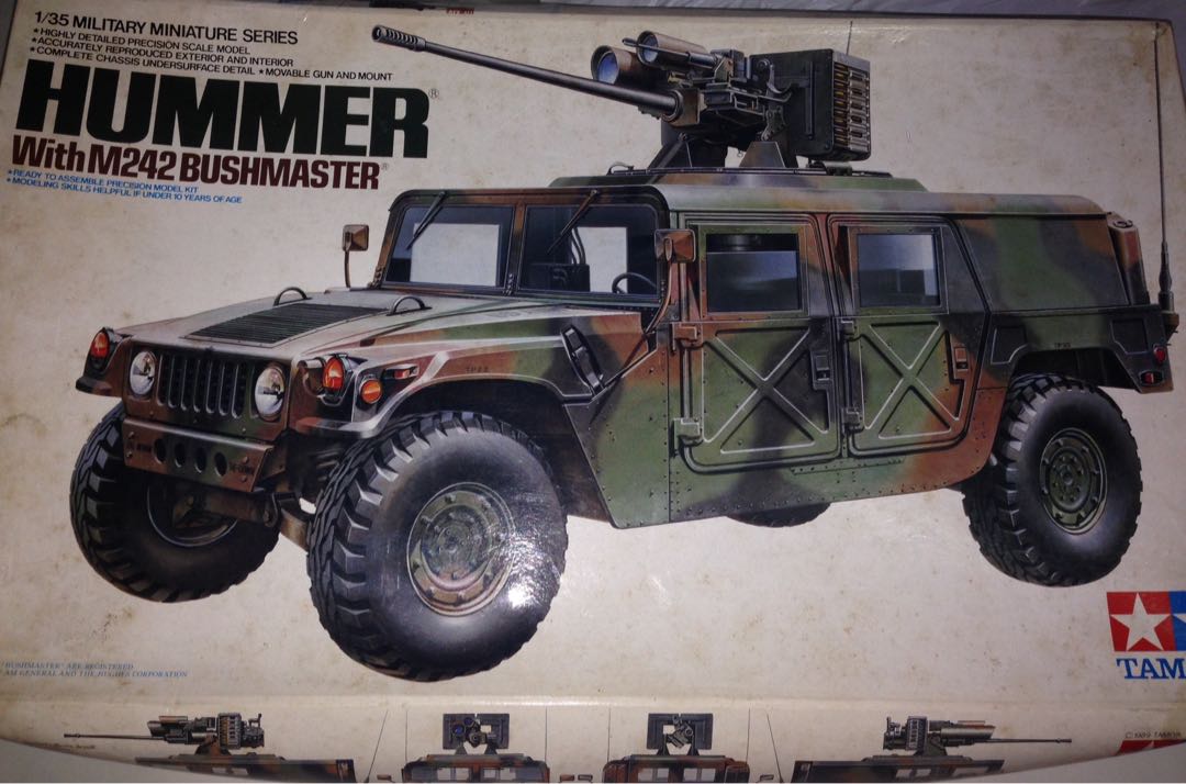 1/35 Hummer with M242 Bushmaster, Hobbies & Toys, Toys & Games on Carousell