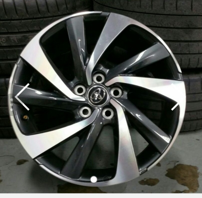 18" TOYOTA HARRIER TURBO RIMS, Car Accessories, Tyres & Rims on Carousell