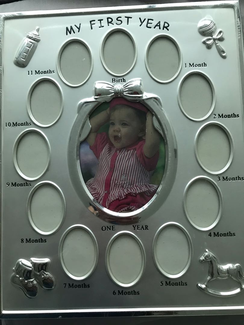 1st year Photo Frame, Babies & Kids, Babies & Kids Fashion on Carousell