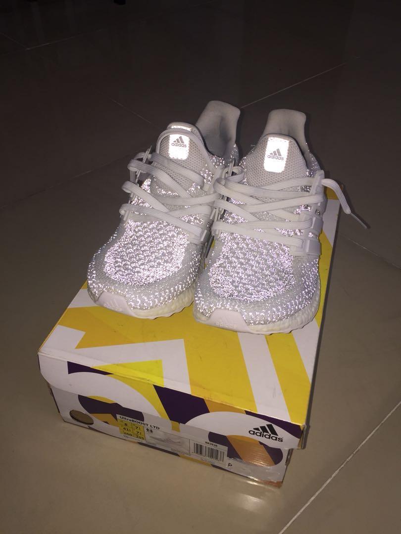 Adidas Ultraboost V2 LTD Reflective White, Men's Fashion, Footwear ...