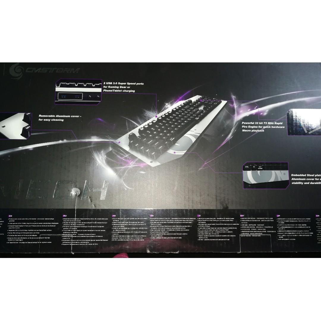 Cooler Master CM Storm Mech Mechanical Gaming Keyboard Aluminum casing ...