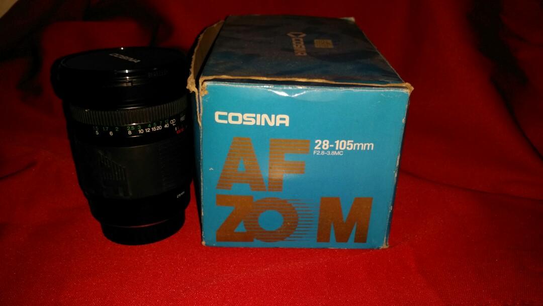 Cosine 28-105 mm f2.8-3.8 minolta, Photography, Lens & Kits on Carousell