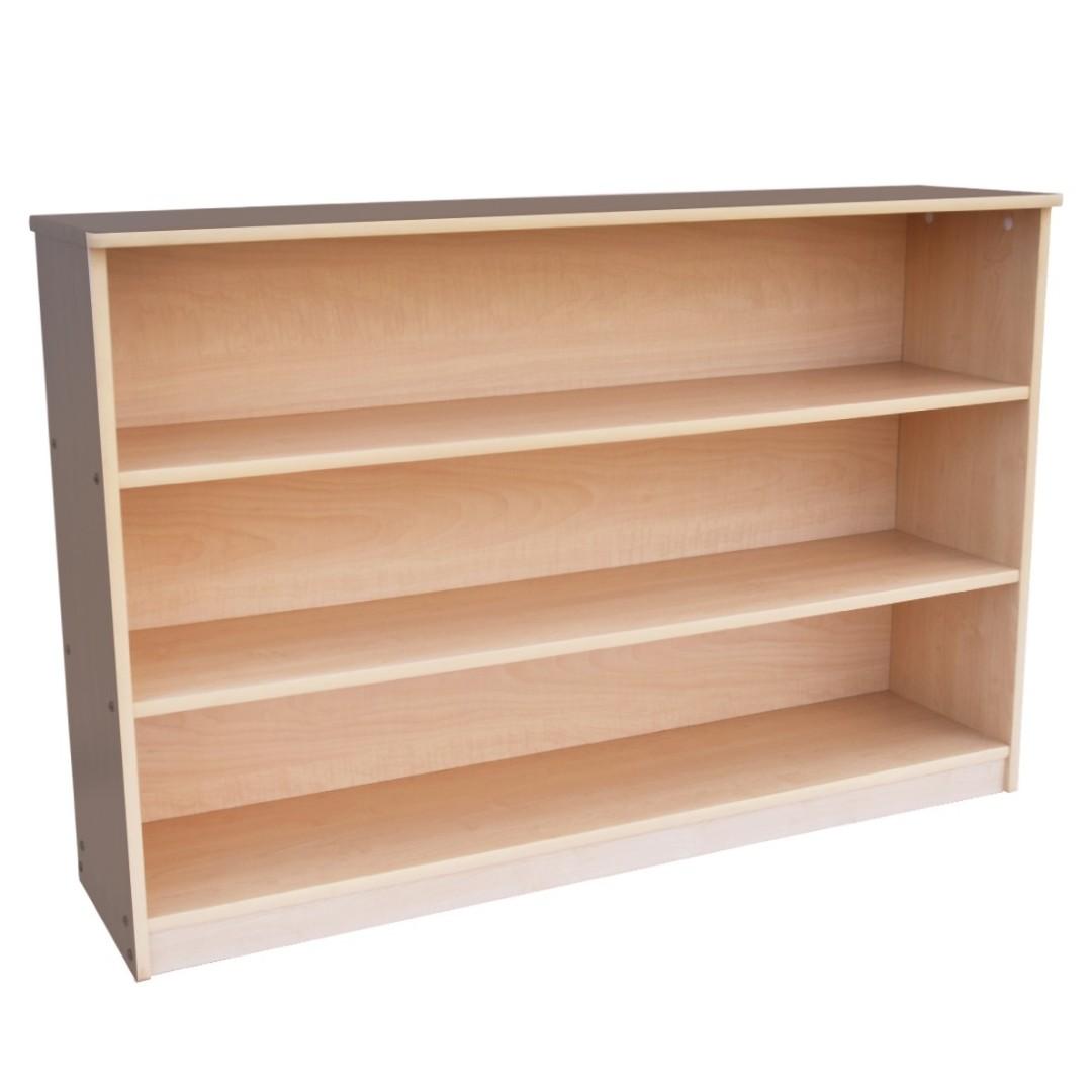 Hardwood Display Shelf wt Back Panel - QW028, Furniture & Home Living ...
