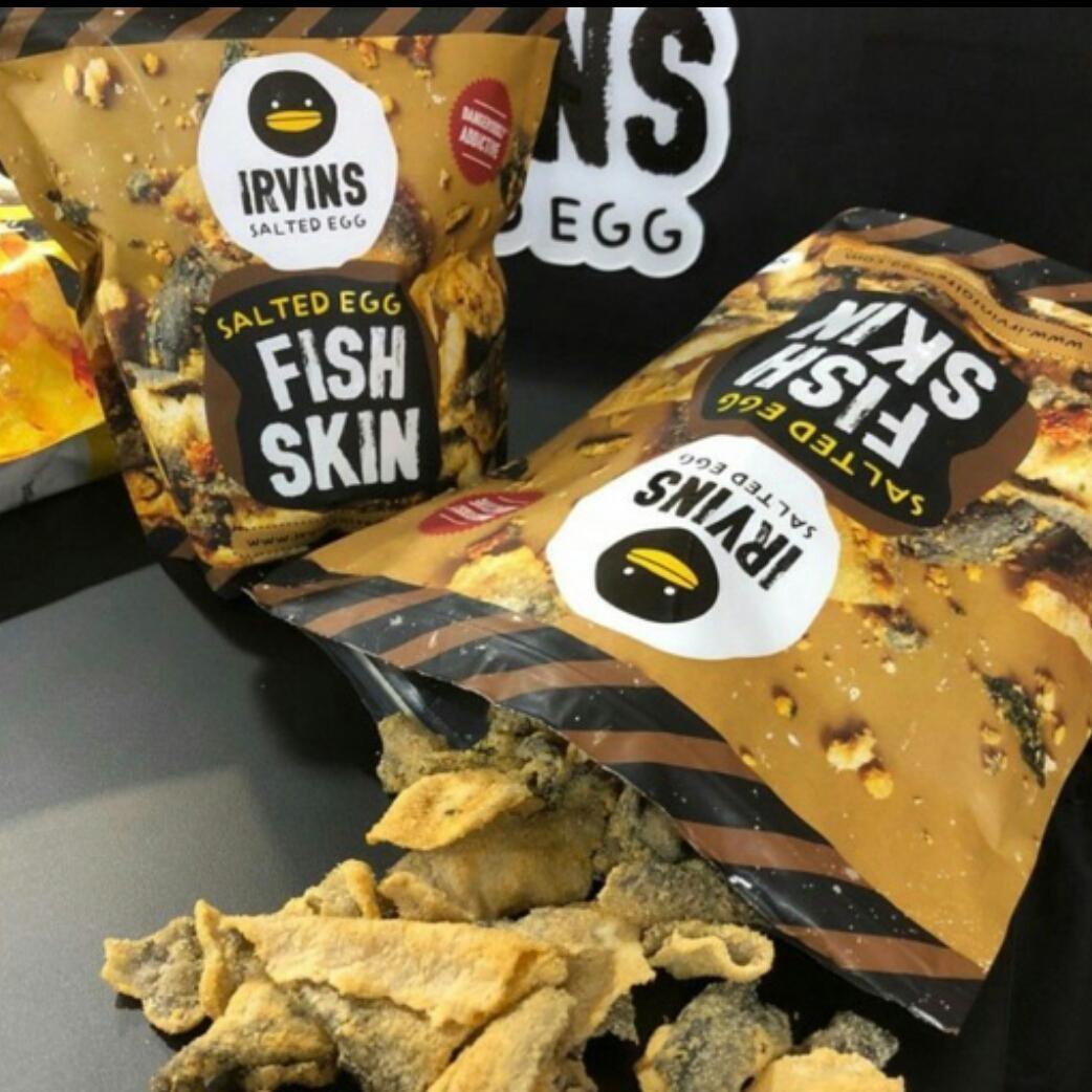 Irvins Salted Egg Fish Skin [Ready Stock], Food & Drinks, Packaged ...