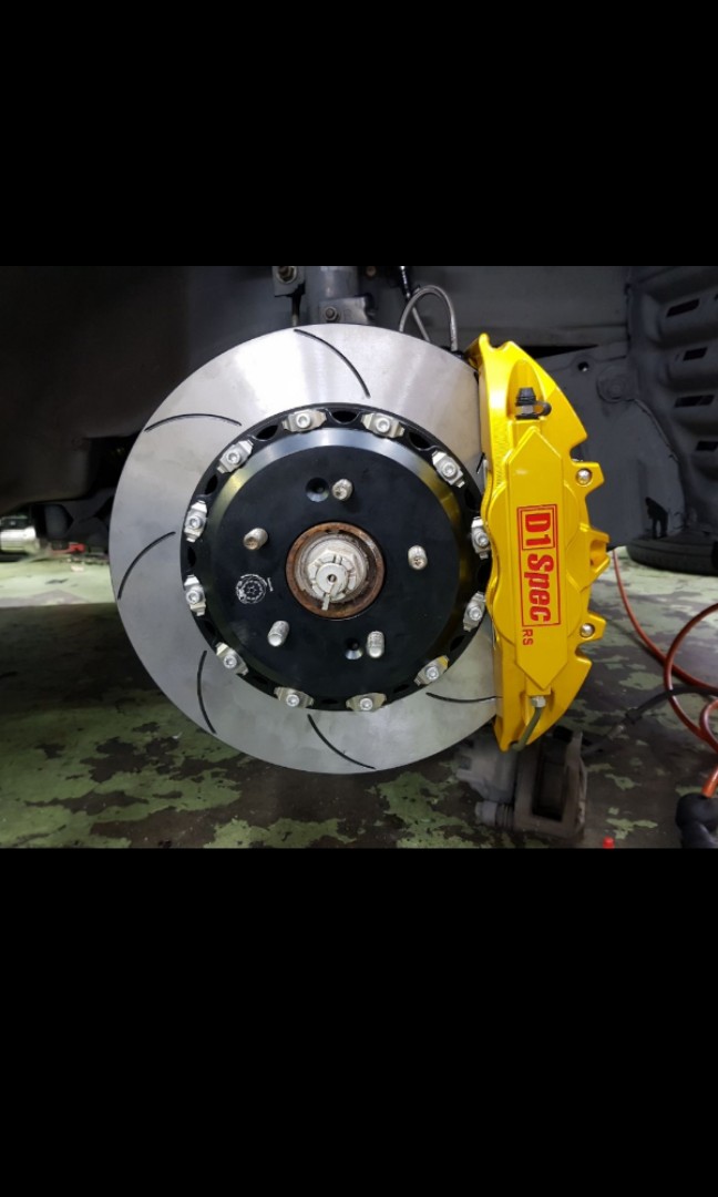 Lancer Ex Used D1 Spec 4 Pot Big Brake Kit with 330mm Rotors and ...