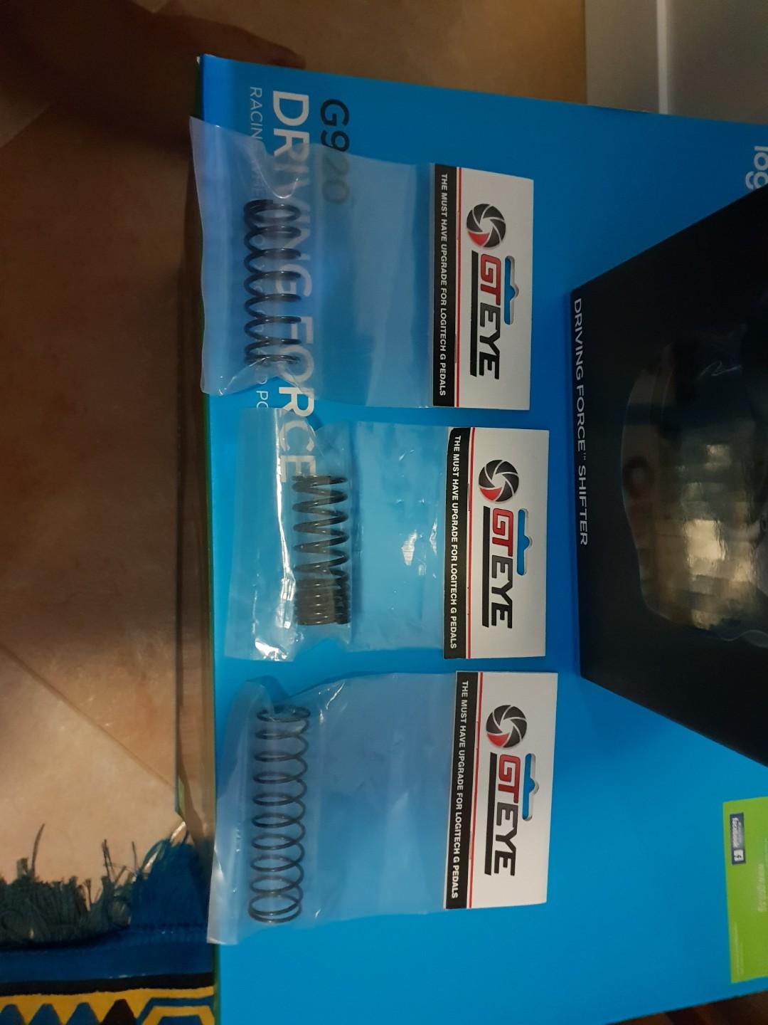 Logitech G920 Driving force with GTEYE spring upgrade., Video Gaming ...