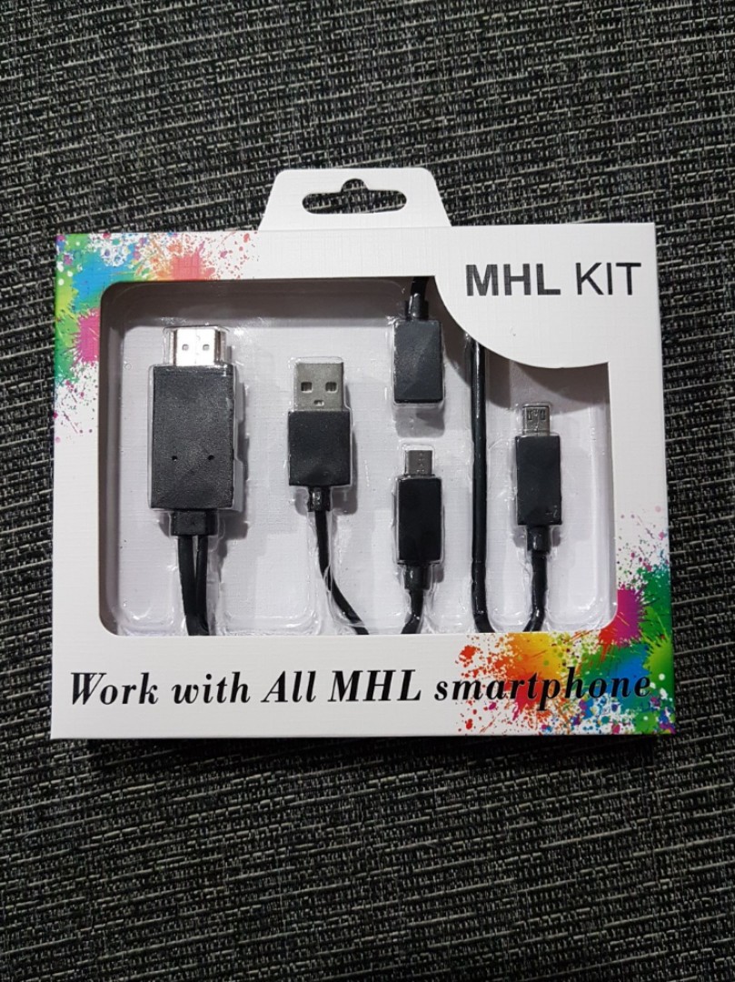 Micro Usb To Hdmi Adapter Cable Computers Tech Parts Accessories Cables Adaptors On