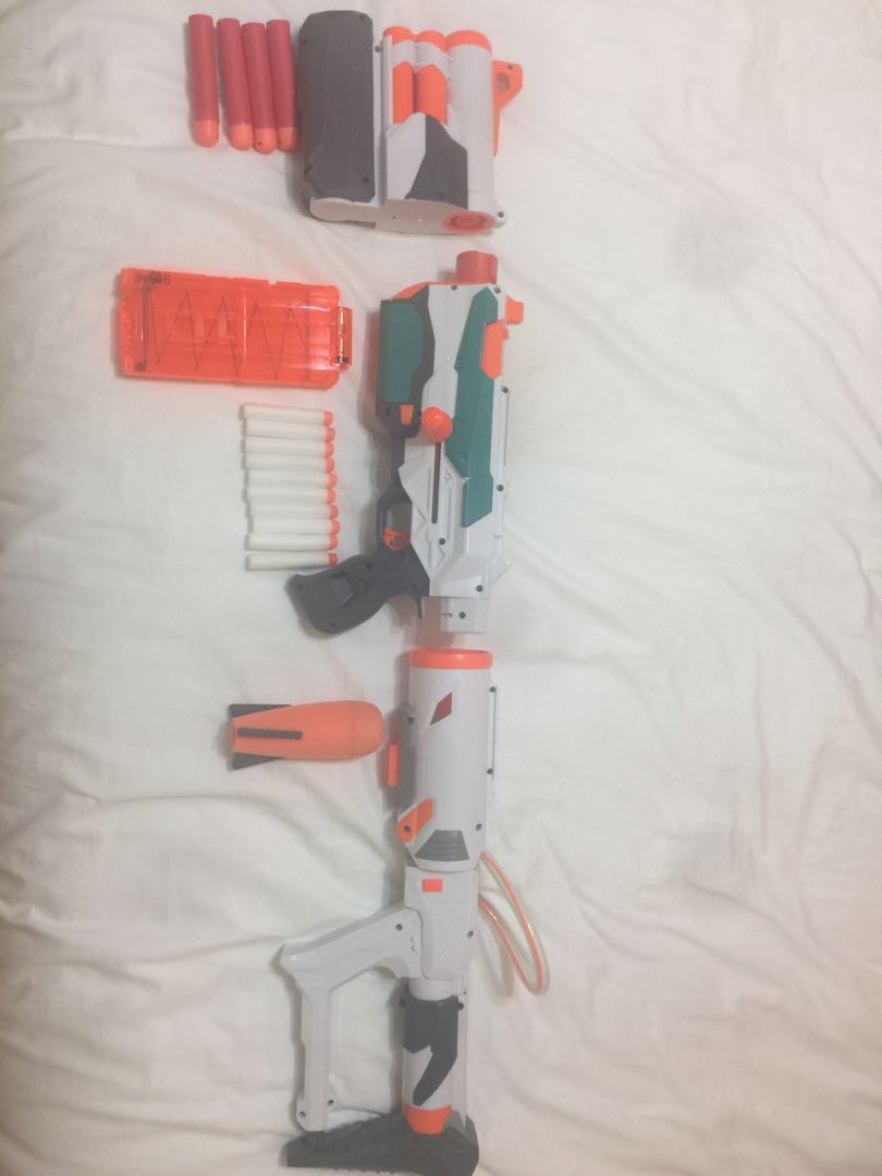 Nerf gun tri-strike, Hobbies & Toys, Toys & Games on Carousell