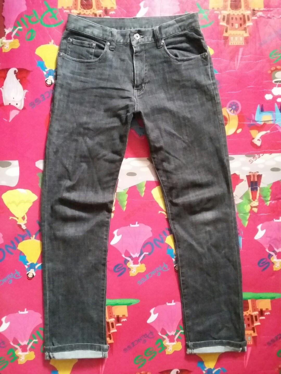 ORIGINAL TOPVALU JAPAN SLIM 30/29, Fesyen Pria, Pakaian , Bawahan di Carousell