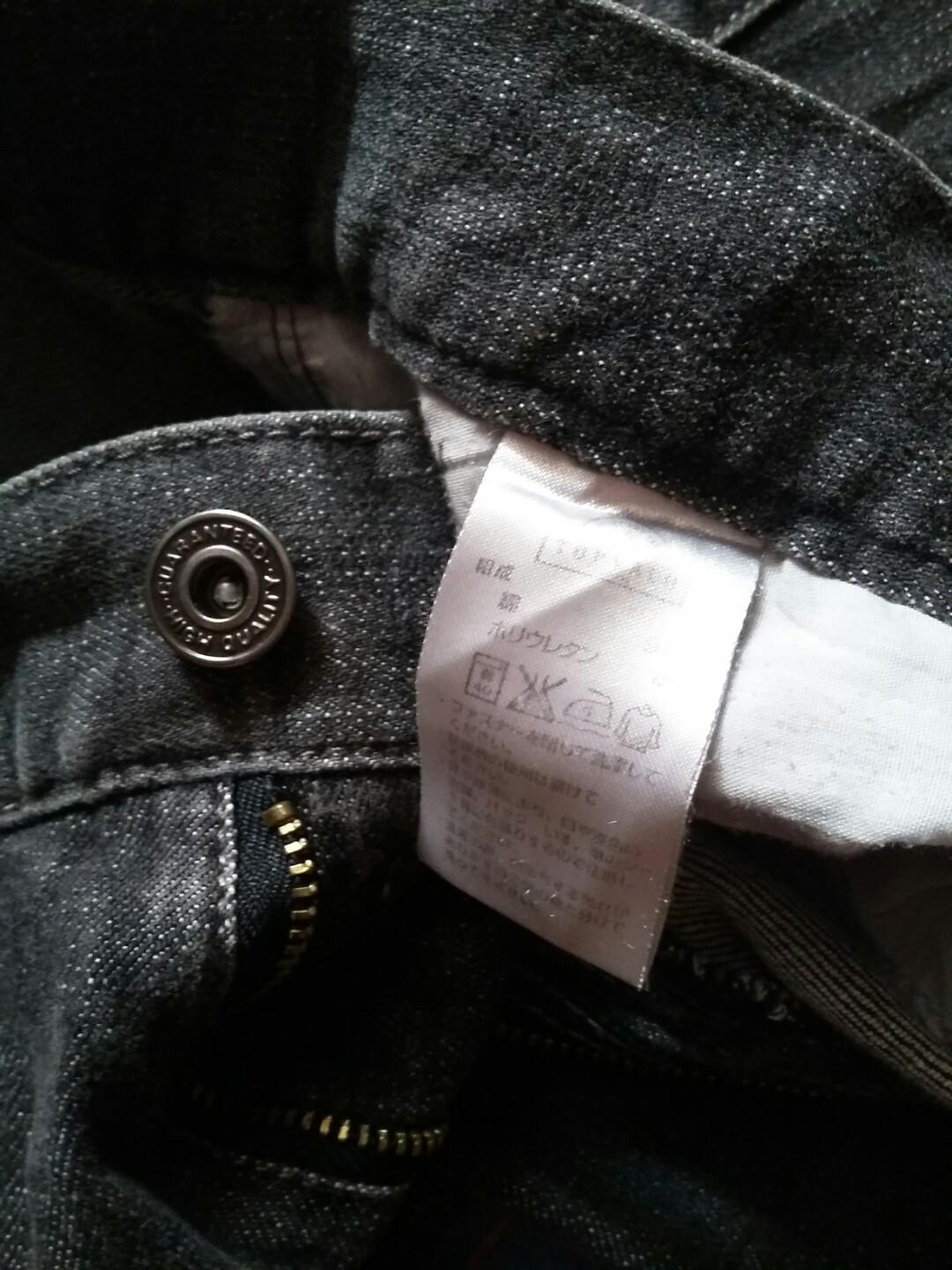 ORIGINAL TOPVALU JAPAN SLIM 30/29, Fesyen Pria, Pakaian , Bawahan di Carousell