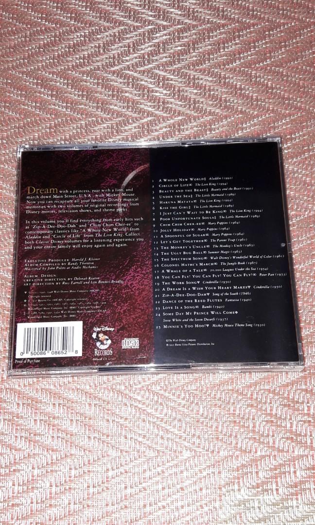 Ost - Classic Disney Volume 1 (1995 cd), Hobbies & Toys, Music & Media ...