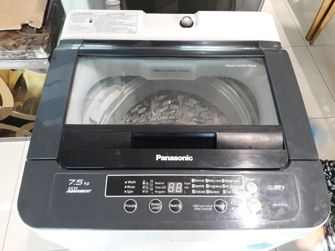Panasonic washing machine, TV & Home Appliances, Washing Machines and ...