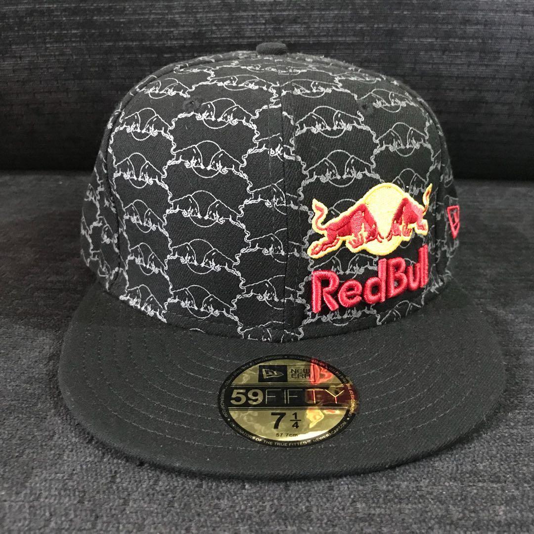 Red Bull x New Era cap size : 7 1/2 59.6cm 極限運動愛好者，必備 這個款式極罕有, 男裝, 運動服裝 ...