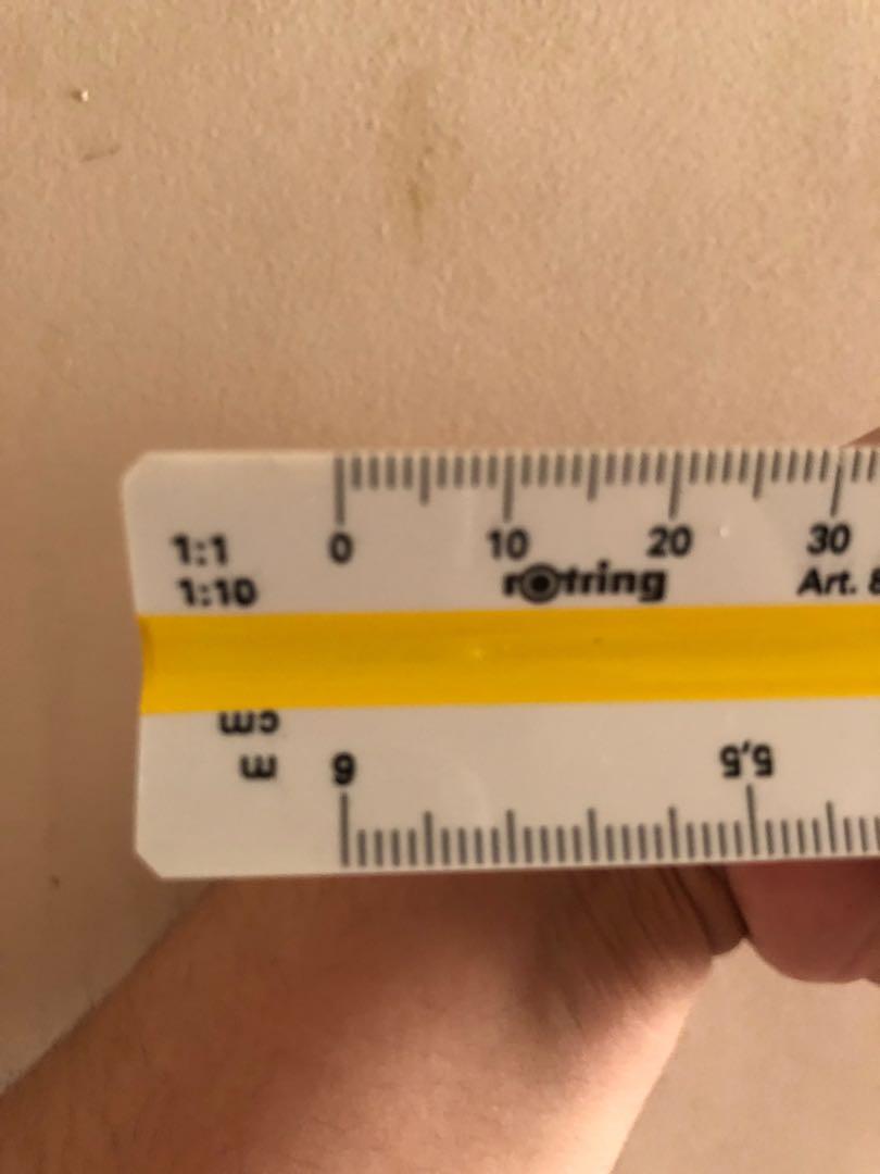 Rotring Triangle Scale Ruler, Hobbies & Toys, Stationary & Craft, Craft ...