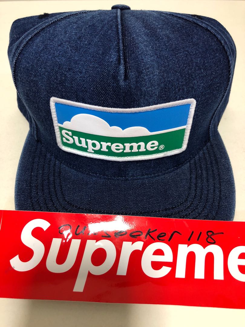 Supreme Horizon 5-Panel Denim Cap Hat, Men's Fashion, Watches ...