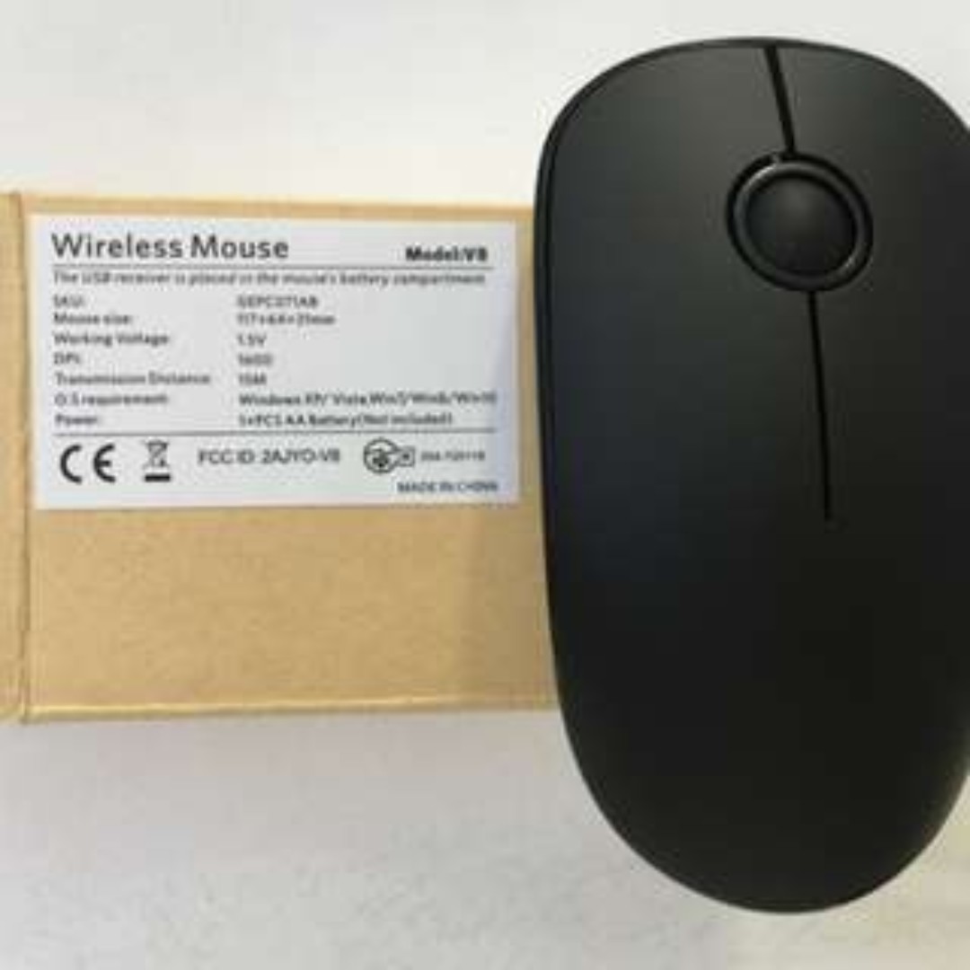 Wireless Mouse (V8), Computers & Tech, Parts & Accessories, Mouse ...