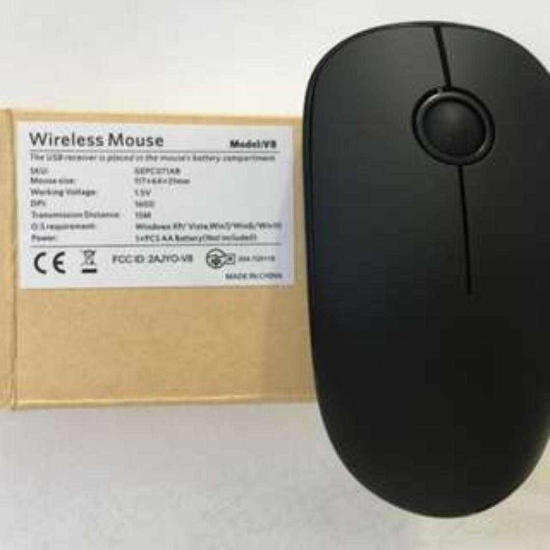 Wireless Mouse (V8), Computers & Tech, Parts & Accessories, Mouse ...
