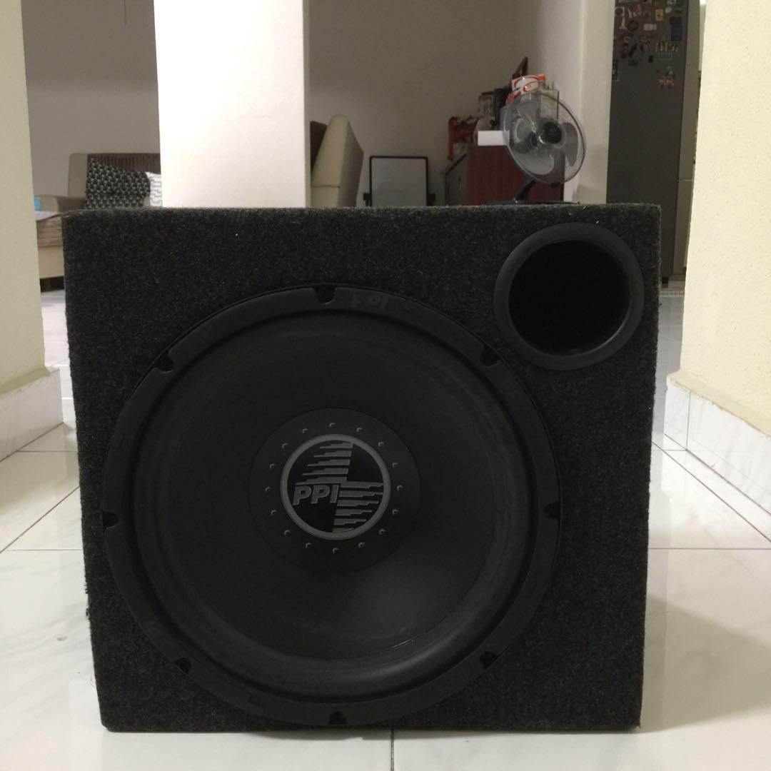 4 Channels + 2 Channels Rodek Amplifier + 12” Subwoofer, Car ...