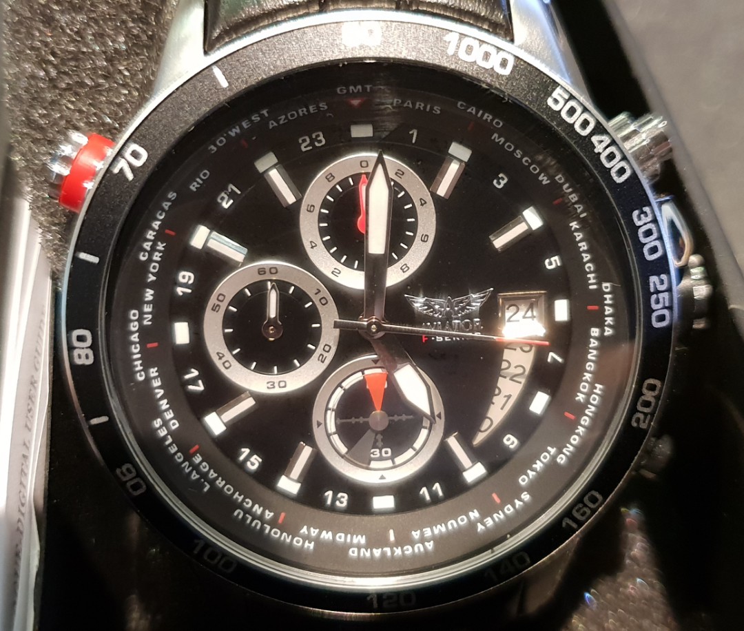 Aviator Watch, Men's Fashion, Watches & Accessories, Watches on Carousell