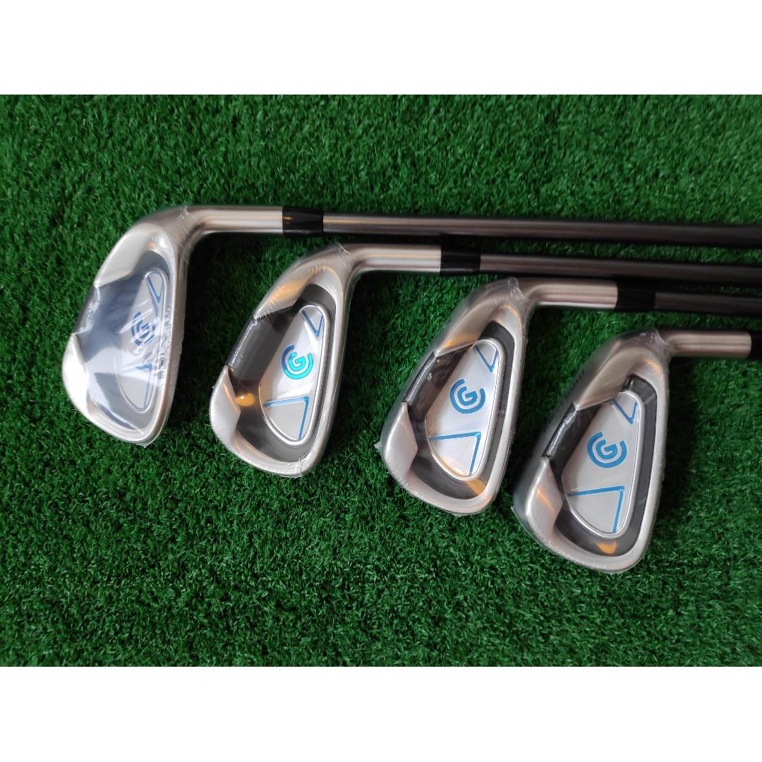 BRAND NEW Cleveland CG 2018 7S Graphite Golf Iron Set Regular, Sports ...
