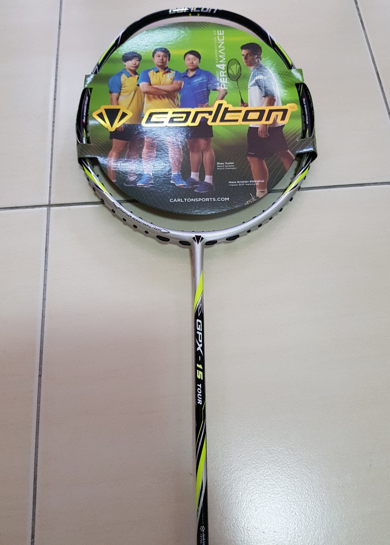 Last piece! Carlton GPX-15 Tour Unstrung Badminton Racket, Sports ...
