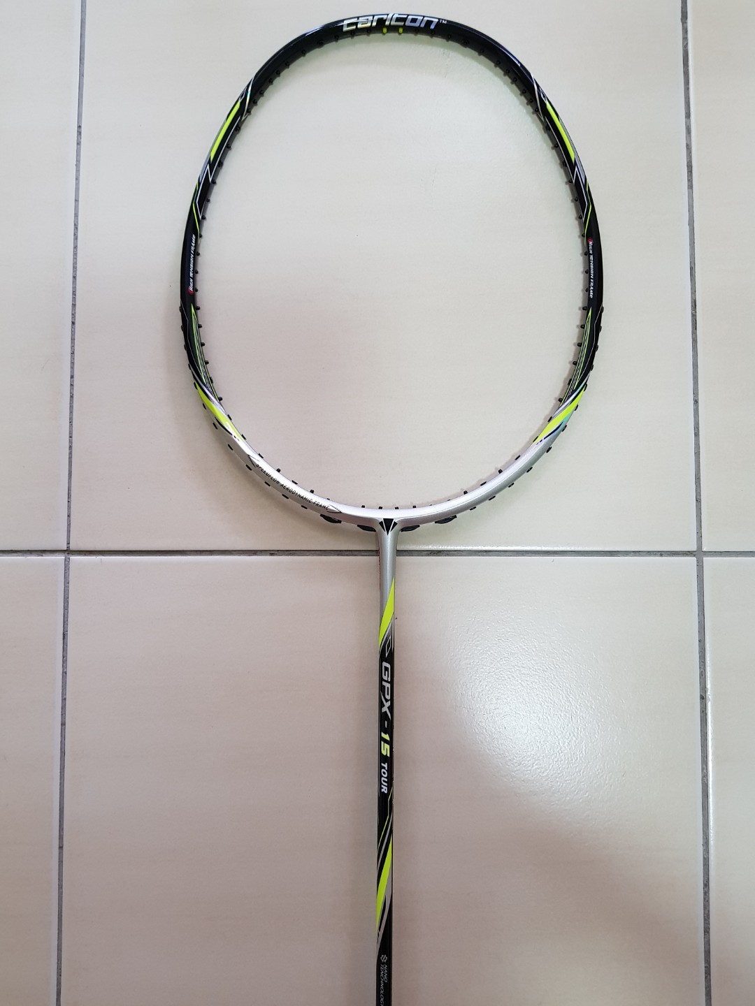 Last piece! Carlton GPX-15 Tour Unstrung Badminton Racket, Sports ...