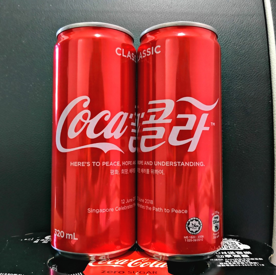 Coca-Cola serves peace Trump-Kim Coke cans, Everything Else, Others on ...