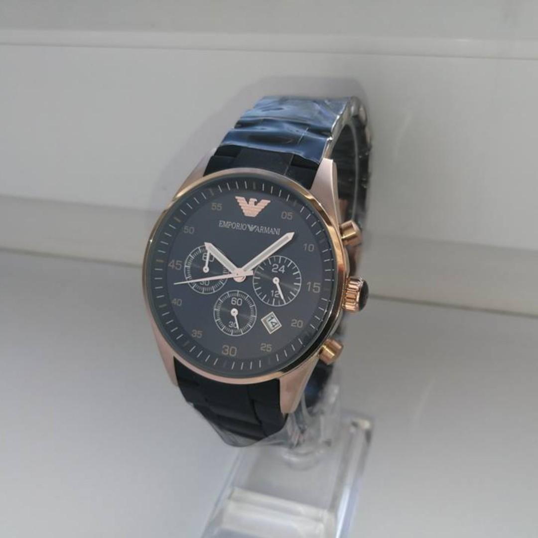 Emporio Armani Chronograph Unisex Watch - AR5906, Women's Fashion ...