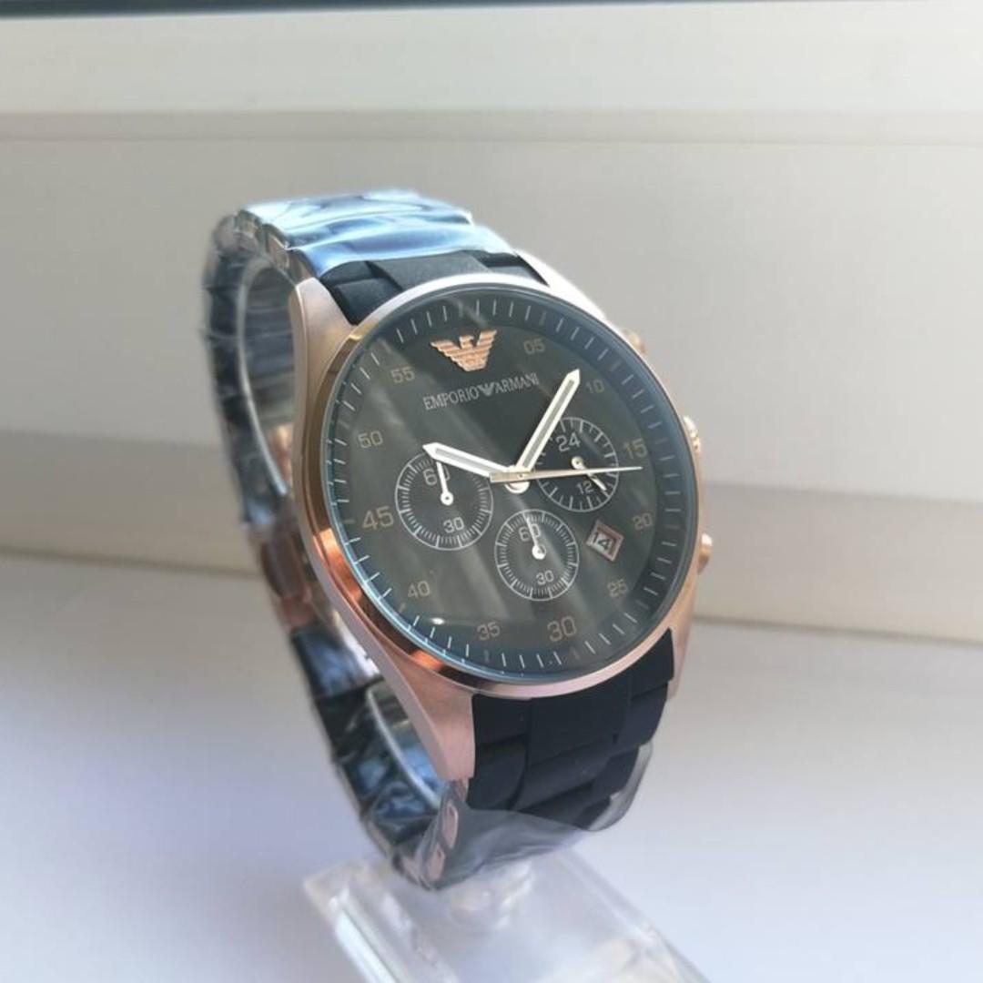 Emporio Armani Chronograph Unisex Watch - AR5906, Women's Fashion ...