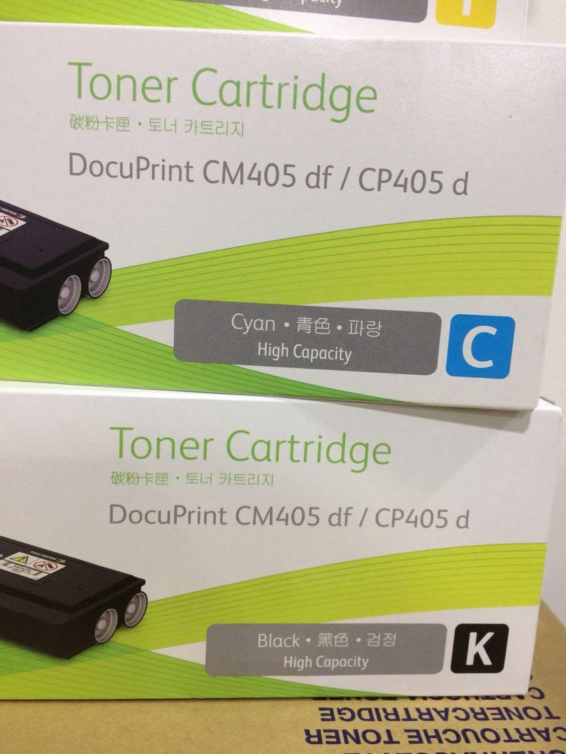 Fuji Xerox Genuine Printer Toner Cartridge, CM405df, CP405d, CT202033 ...