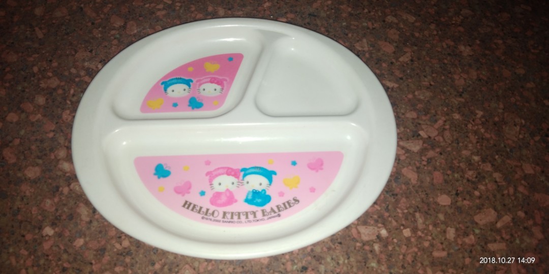 Hello kitty plate, Babies & Kids, Nursing & Feeding, Weaning & Toddler ...